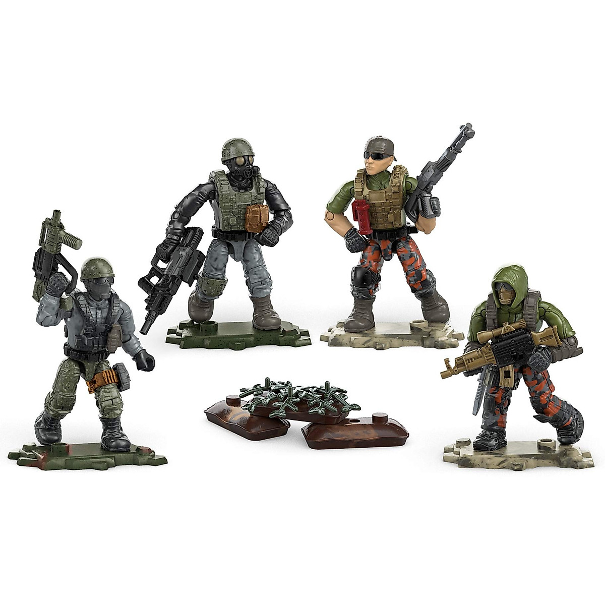Mega Construx Special Ops vs Jungle Mercenaries Call of Duty Collectible Character Buildable Micro Action Figure