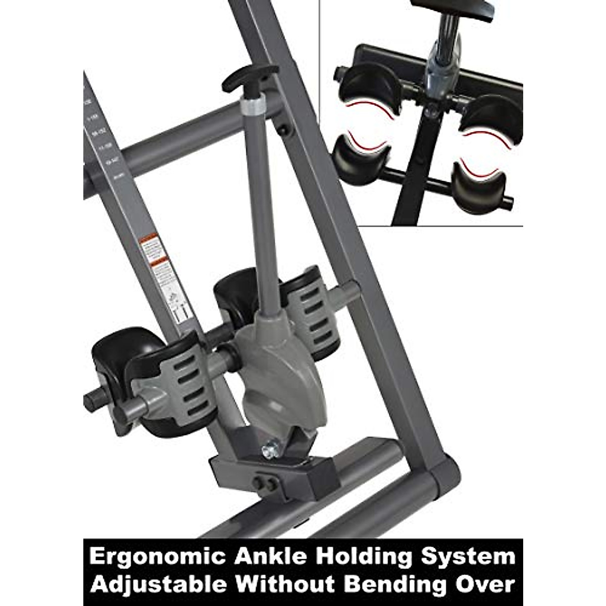 Innova ITX9900 Inversion Table with Air Lumbar Support, Black/Gray