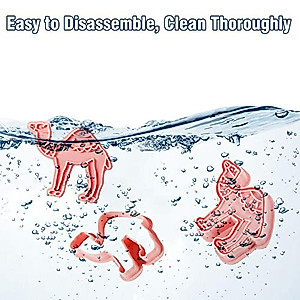 6 Pieces Eid Mubarak Cookie Cutters Set, Islamic Muslim Ramadan 3D Sugar Cookie Pie Crust Cutter Pastry Fondant Stamper Baking Mold Cake Decorating Tool, Embossing, Lantern, Camel, Star, Moon