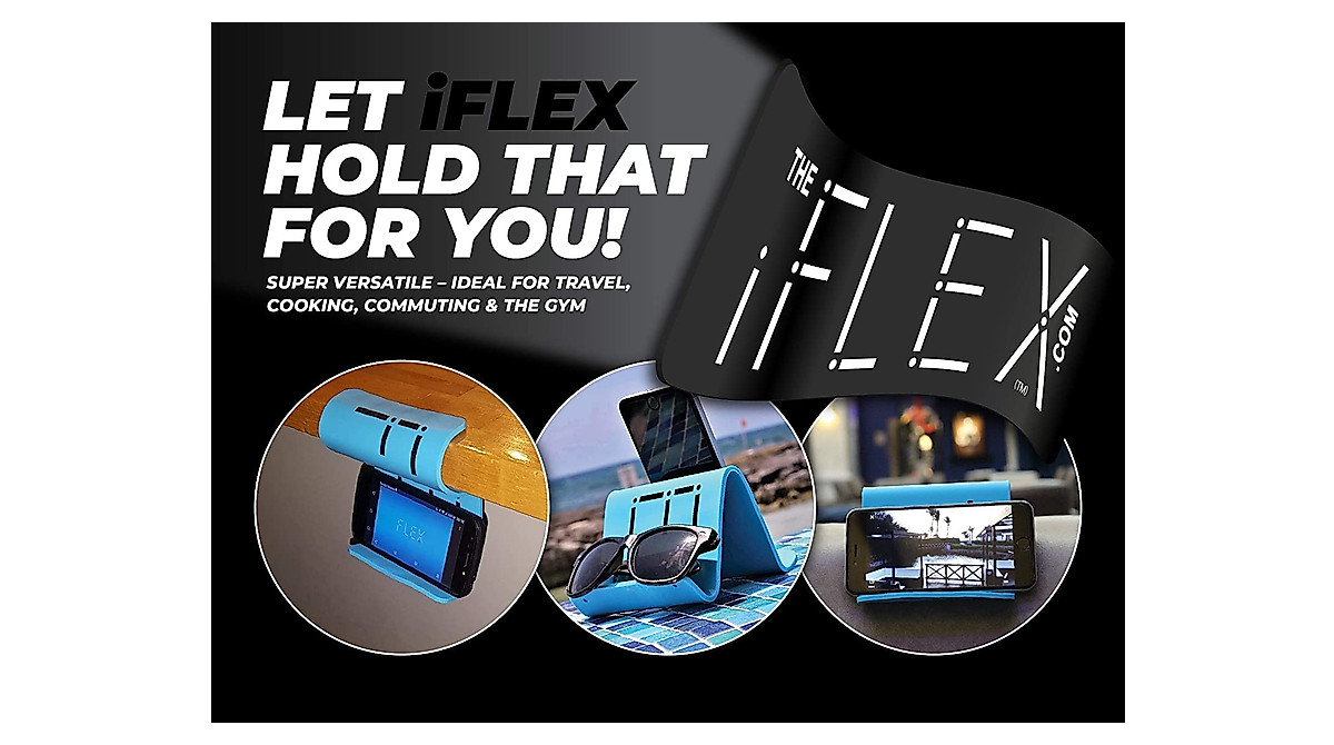 iFLEX Adjustable Phone & Tablet Stand – Hands-Free Use