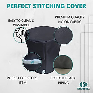 KHOOBREZ Glass Electric Kettle waterproof, Dustproof and Washable Cover EK-MBC(Black)