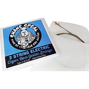 Shane Speal's Signature 3-string Electric Cigar Box Guitar String Set