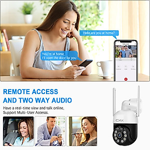 【Pan Tilt Zoom】 Wireless Security Camera System,4pcs 3MP PTZ Cameras Outdoor Indoor, 8 Channel 3MP WiFi Surveillance NVR System with 1TB Hard Drive,Floodlights & Siren Alarm,AI Human Detection