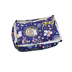 Wontee Guinea Pig Bed Warm Hammock Snuggle Bed for Young Guinea Pig Small Ferret Rat Sugar Glider Squirrel (Blue Elk)