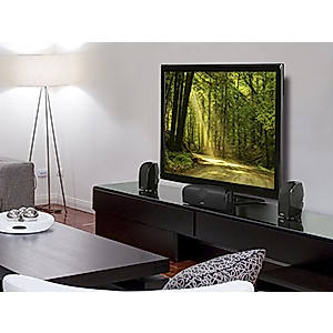 Polk Audio Blackstone TL1600 Compact Home Theater System, Total 6 Items - 4 TL1 Satellite Speakers, 1 Center Channel & an 8" Powered Subwoofer, Bass Port, Detachable Grilles Included