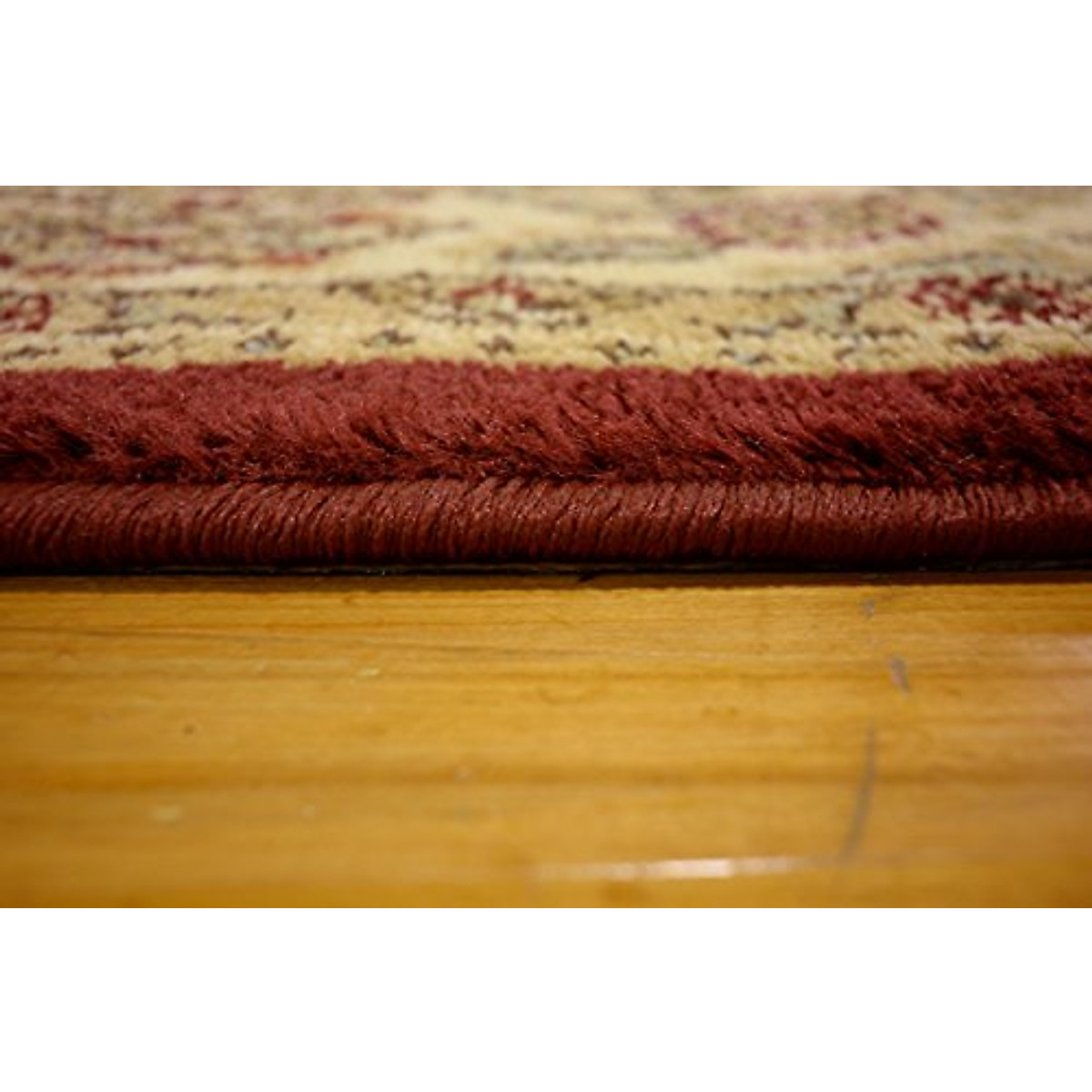 Unique Loom Voyage Collection Traditional Oriental Classic Intricate Design Area Rug (3' 3 x 5' 3 Rectangular, Red/Tan)