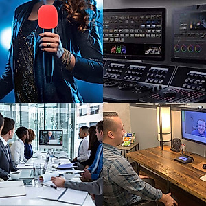 6 PCS Handheld Microphone Windscreen - Mic Pop Filter for Studio Microphone, Bluetooth Handheld Microphone and Wireless Handheld Microphone, Microphone Cover for Singing Handheld Mic by YOUSHARES