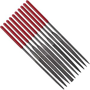 ANCIRS 10 Pack Needle File Set, Mini Needle Jewelry File Set, Hardened Alloy Strength Steel Files