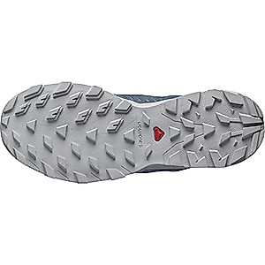 Salomon Outbound Prism Hiking Shoes for Women Trail Running, Stormy Weather/Stormy Weather/Lunar Rock, 9