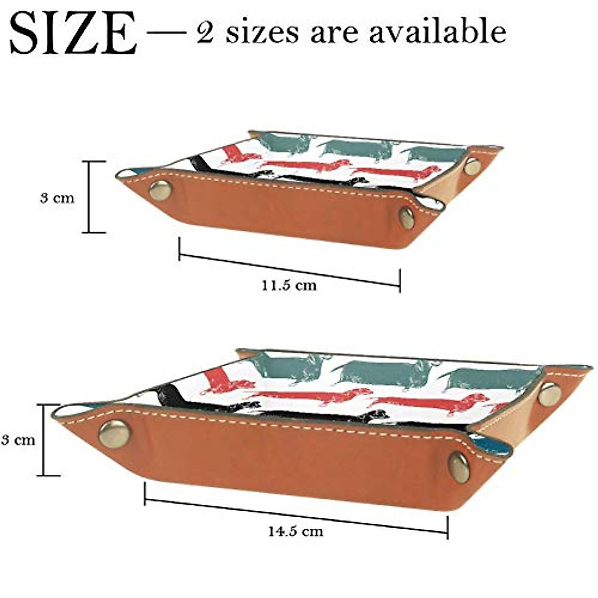 Mapotofux Dachshunds Long Dogs Black, Red Blue Green Pattern Vanity Tray, Toilet Tank Storage Tray, Resin Bathtub Tray Bathroom Tray, Vanity Organizer for Tissues, Candles, Soap, Towel