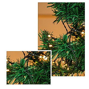 Gavenia Decorative Solar Lights Outdoor,72FT 200 LED 8 Modes Fall Lights Christmas Lights Waterproof Solar Garden Lights Fairy Lights for Home Patio Party Wedding Decor,Warm White