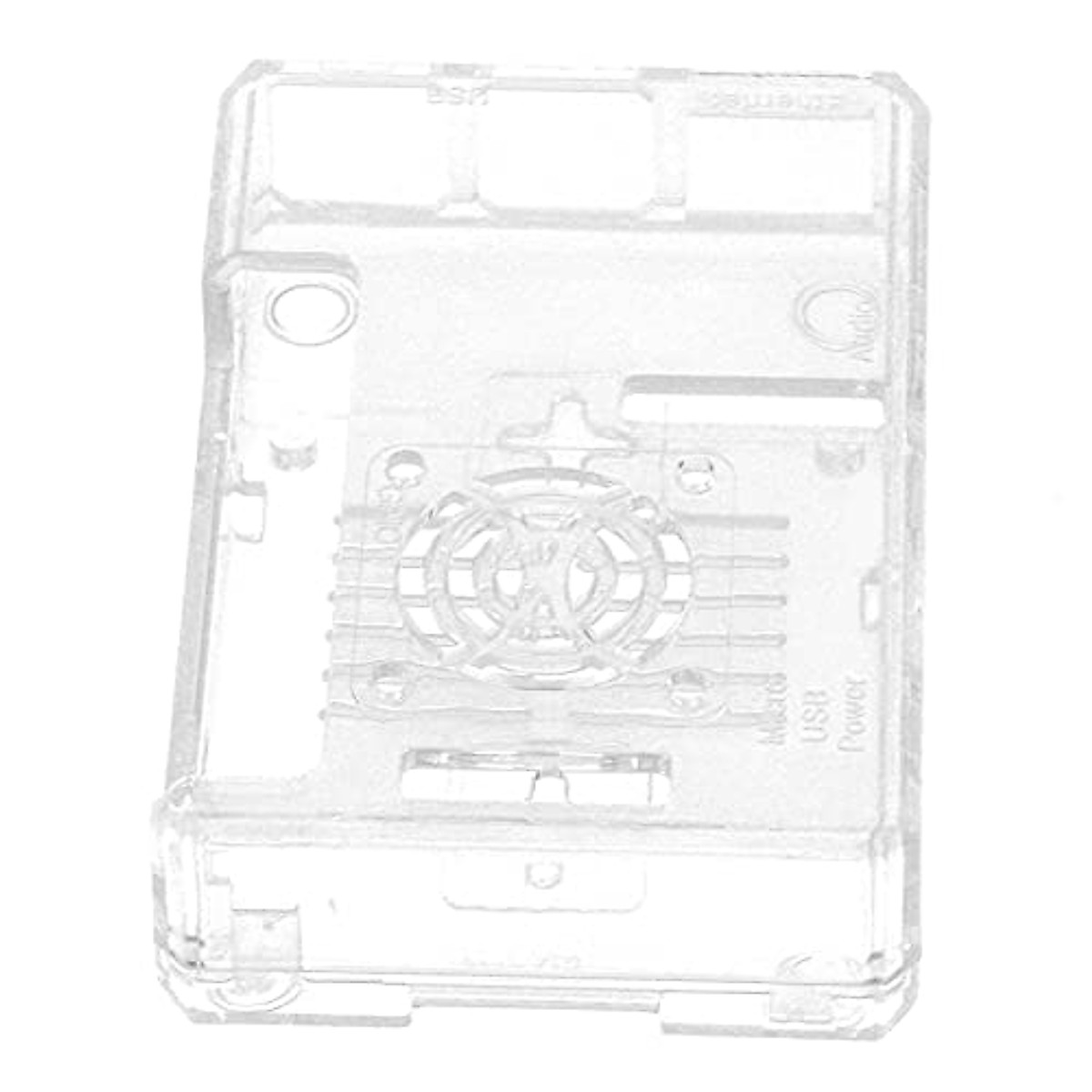 Transparent Case for Raspberry Pi ABS Cover Protective Clear Enclosure Case for Raspberry Pi 3 Plexiglas Klar Transparent durchsichtig, belüftet