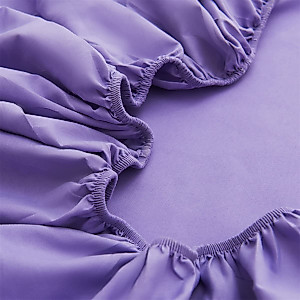 Holawakaka 4PCS Ombre Toddler Bedding Set, Colorful Gradient Stars Comforter Sheet Sets for Baby Girl Toddler Girls (Multi-Color)