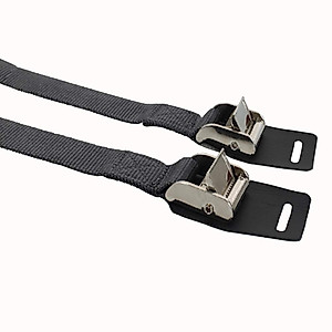 WOOWAVE Canoe Carrier Deluxe Carrier Kit Universal Soft Standard Foam Block for Roof Racks Car-Top Replacement with Tie-Downs, 6 inches