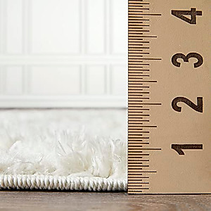 LOOMAKNOTI Vemoa Aslayn 5' x 7' Gray Geometric Indoor Area Rug