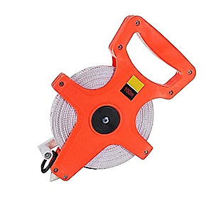 Open Reel Fiberglass Tape Measure, Open Reel Dual Sided Fiberglass Tape Measure for Engineer (330FT(100M))