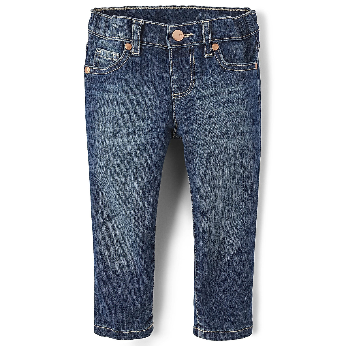 The Children's Place Baby Girls And Toddler Girls Basic Skinny Jeans,Blues Wash Single,18-24MONTH