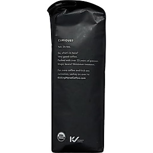 Kicking Horse Coffee, Kick Ass, Dark Roast, Whole Bean, 10 Oz