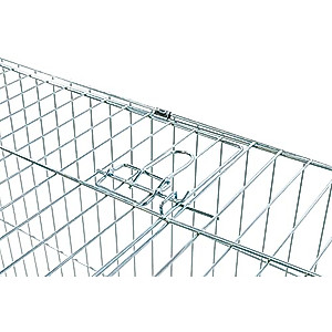 TRIXIE Enclosed Outdoor Run- 55 cu. ft., Galvanized Metal Cage, Portable Pen for Rabbit, Small Animal