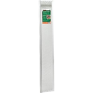 Frost King 36 in. L x 6-5/8 in. W White Gutter Guard Vinyl