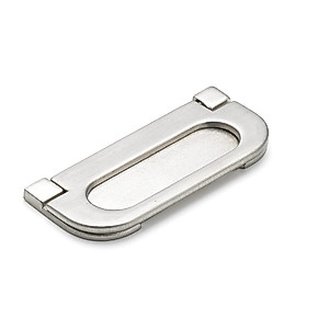 Richelieu Hardware BP77370195 2 3/4-inch (70 mm) Center-to-Center Brushed Nickel Modern Cabinet and Drawer Pull Handle for Kitchen, Bathroom, and Furniture