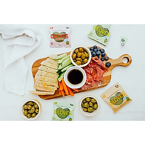 OLOVES Natural Whole Pitted Olives | 24 Pack Variety | Basil & Garlic, Chili & Oregano, Lemon & Rosemary | Vegan, Kosher, Gluten Free + Keto Friendly Healthy Snacks, 1.1 Ounce (Pack of 24)