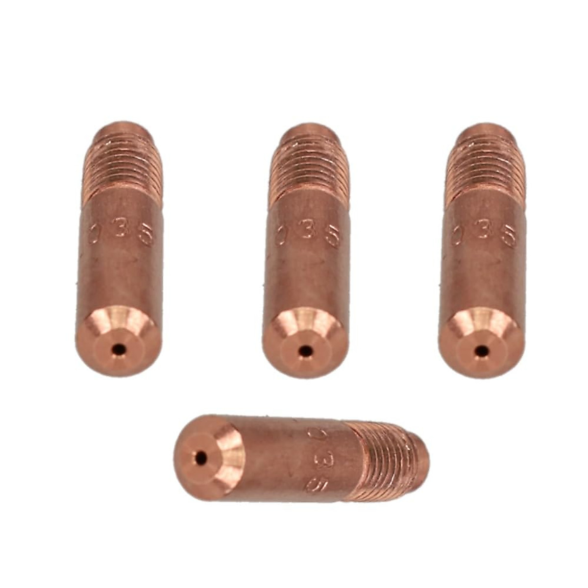 STARTECHWELD 000068 Mig Welding Contact Tips .035" 000-068 for Miller M10 M15 M25 M40 M100 Hobart H9 H10 MIG Weld Guns (Pack of 25)