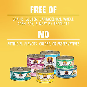 Weruva Classic Cat Food, Green Eggs & Chicken with Chicken Breast & Egg in Pea Soup, 3oz Can (Pack of 24)