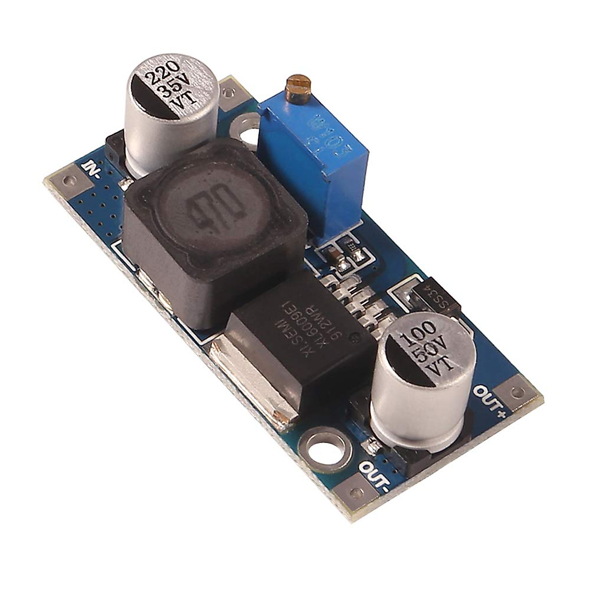 AITRIP 10 Pack XL6009 DC-DC Buck Boost Voltage Converter Power Module 4A 400KHz Adjustable Switch Module 3.8-30V to 1.25-35V Power Supply