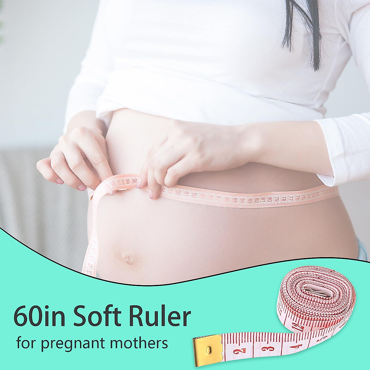 Nipple Rulers for Flange Sizing, 4pcs Silicone Nipple Flange Measuring Tool for Breast Pump Flange Size, Breast Pump Shield Nipple Sizing Measurement Tool for Flanges, Including 2 Flange Rulers