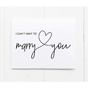 I Can't Wait to Marry You, Bride to Groom Wedding Day Card, Letters To My Husband From Wife, Love Gift for Him, Fiancé Gifts, Vows