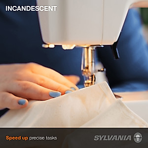 SYLVANIA Incandescent Appliance Light Bulb, 15W, T7, 110 Lumens, 120 Volts, Double Contact, Bayonet Base, Clear Finish (18200), Warm White, 1 Count (Pack of 1)