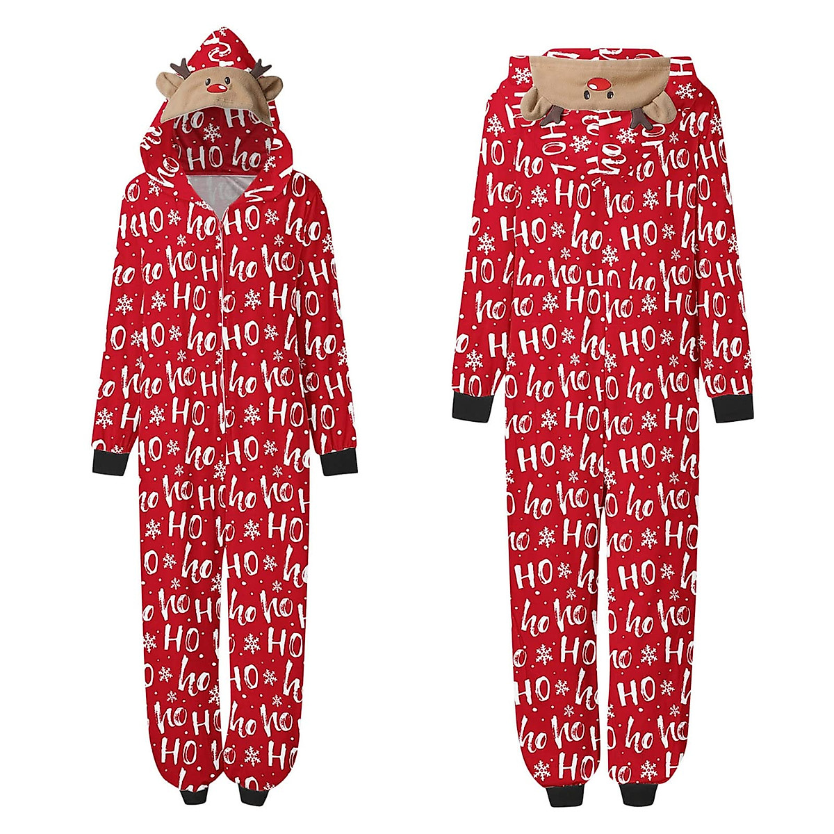 SPANBILT 2023 Matching Family Pajamas Set Holiday Printed Christmas Pajamas Sleepwear Fall Jumpsuit for Couples Lounge