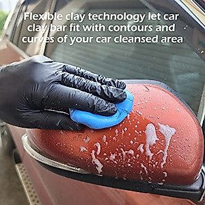 awave bloom Car Clay Bars Auto Detailing 400g and Clay bar Lubricant Tablets 8 Pack(1pcs=16 oz) Clay bar kit for Car Detailing Damage Free Cleaning