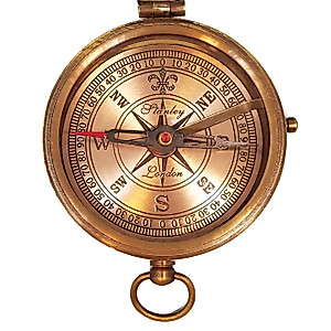 Personalized Large Pocket Compass Religious Gifts Engraved | Unique Christian/Catholic Keepsake | for Baptisms, Confirmations, Missionary, Birthdays, Graduations, Dad, Son, Boyfriend (God Compass)