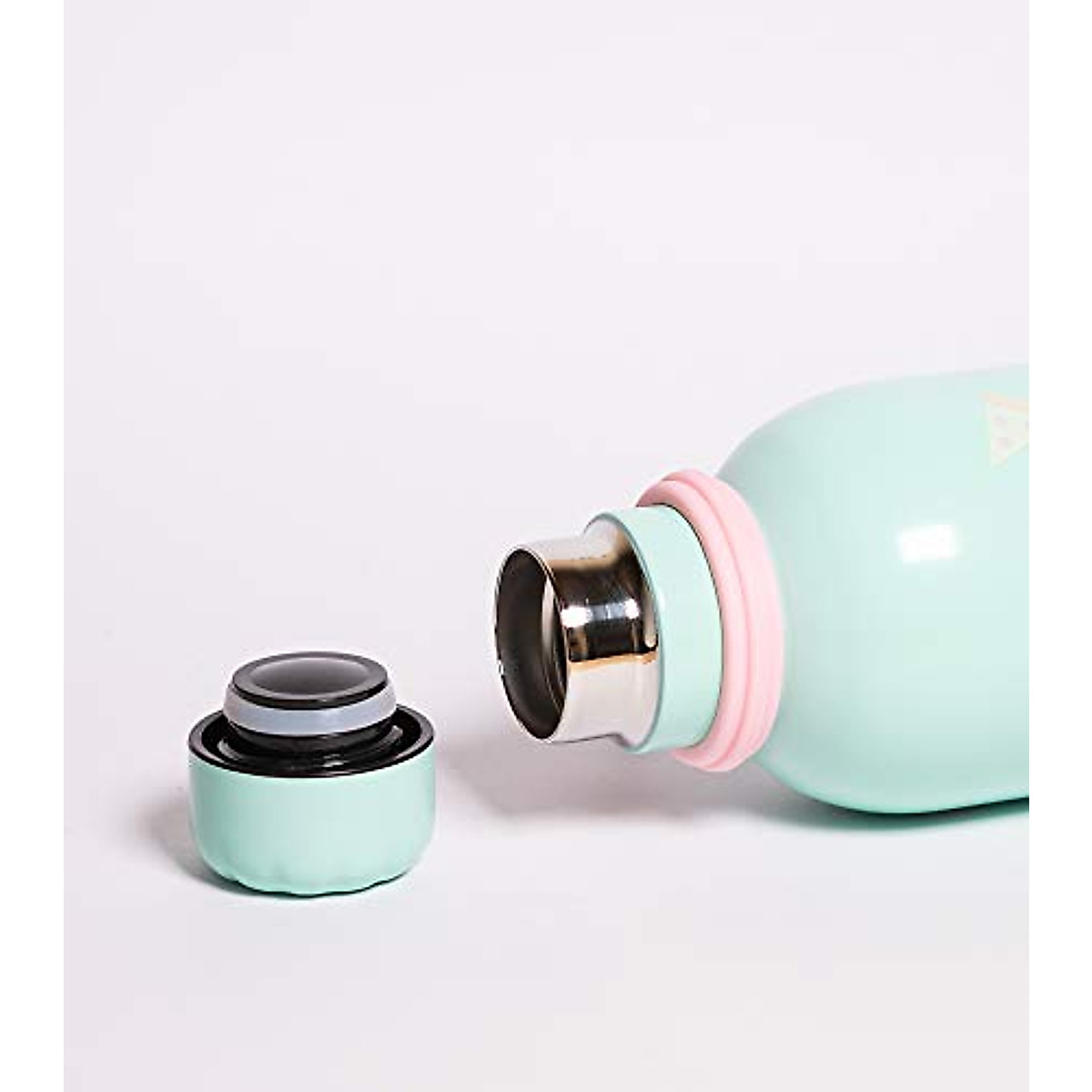 Grupo Erik Official Pusheen Water Bottle-Sports Bottle-500ml / 17OZ, Stainless Steel, Vacuum Insulated Water Bottle, Double Wall Reusable Water Bottle With Carabiner, BPA Free, Kawaii Water Bottle