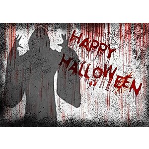 Happy Halloween Backdrop Nightmare Before Christmas Background Scary Ghost Party Decorations for Kids Photography Pictures 7X5FT 072