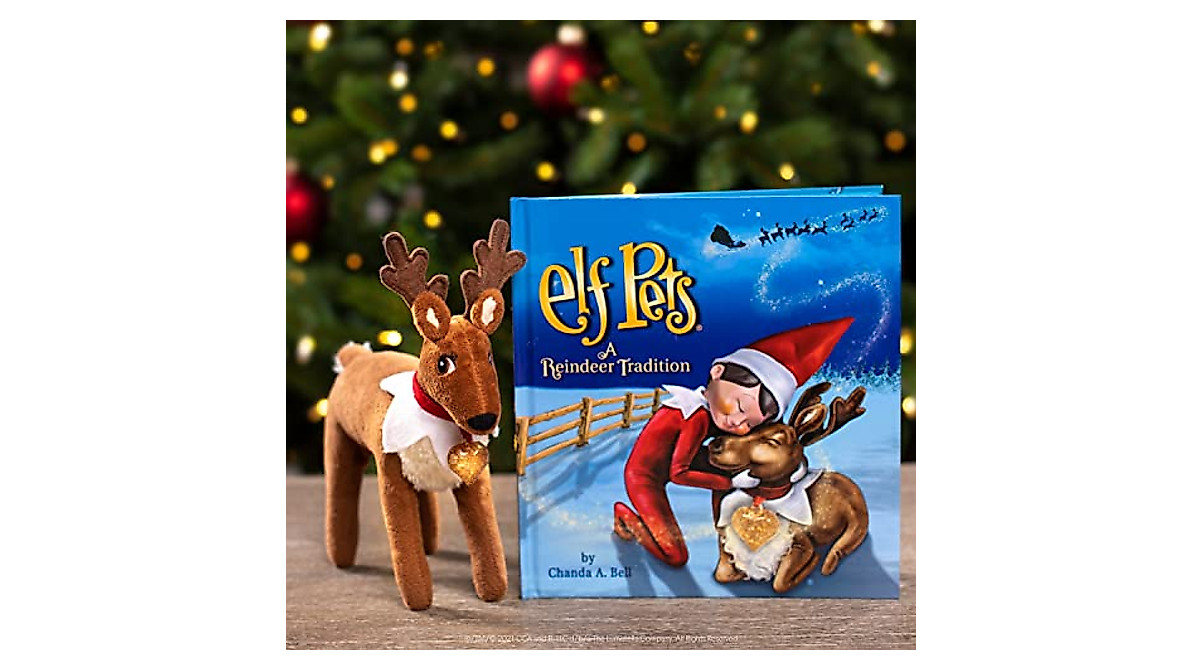 Elf Pets A Reindeer Tradition - Spread Christmas Cheer