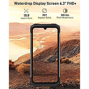 DOOGEE S98 PRO Rugged Smartphone, 8GB+ 256GB Android 12, Thermal Imaging Camera, 48MP 20MP Night Vision Camera, 6000mAh Big Battery, FHD IP68 Waterproof Cell Phone, NFC