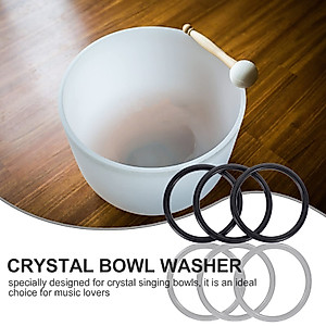 9 Pcs Music Bowl Washer Buddhism Product Sing Bowl Cushion Instruments Cushion Bowl Mat Singing Bowl Pad Decor Buddhist Bowl Pad Decor Bowl Cushion Sound Bowl Pad Buddhist Supply