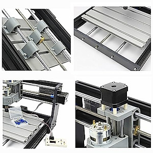CNCTOPBAOS Upgrade CNC 3018 Pro 3 Axis DIY Mini CNC Router Kit with GRBL Remote Control Offline Controller PVC PCB Acrylic Plastic Wood Cutting Engraving Carving Milling Machine