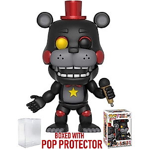 Funko Pop! Games: Five Nights at Freddy's Pizza Simulator - Lefty Vinyl Figure (Bundled with Pop Box Protector Case)
