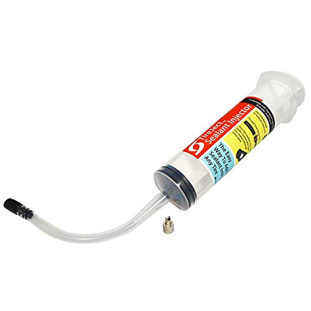 Lawn Mower Off-Road Tire Sealant - Flat Tire Protection Kit with Sealant Injector - 5-in-1 Tire Repair & Prevent Flat Tires caused by bead leaks, punctures, minor dry rot - Extend Tire Life