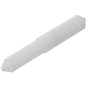 DANCO Spring-Loaded Toilet Tissue Holder Rod, White, 1-Set (88648), +
