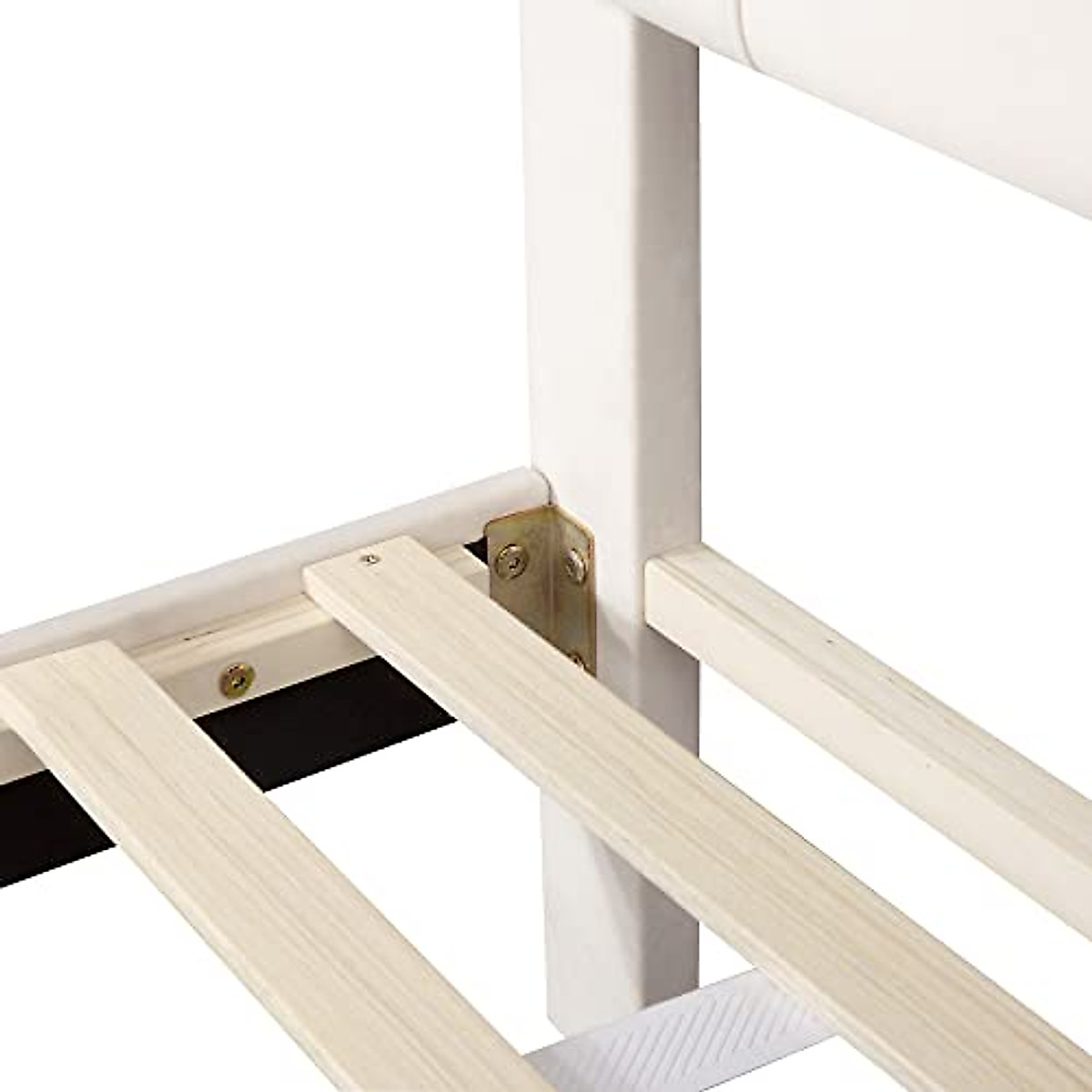 Lifeand Full Size Storage Bed Velvet Upholstered Platform Bed with a Big Drawer - Beige