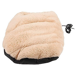 ULTECHNOVO Electric Heating Shoes Plush Foot Warmer Foot Warmer Cushion Electric Tool Office Heater Cozy Slippers Comfortable Warming Shoes Plush Heater Foot Heater Under The Table Warm Shoes