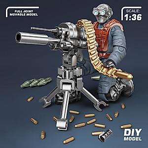 MEIEST SWAT Model Equipment Assembly Building Block Toys,8 PCS City Police Action Mini-figures with Multiple Military Weapons Accessories,Party Favors Set for Boys