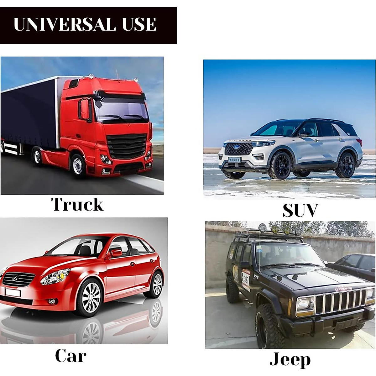 Pincuttee Car Door Handle Scratch Protector 4 Pack,Car Door Handle Protective Films Universal Fit,Door Handle Stickers and Decals Accessories (Black,4PC)