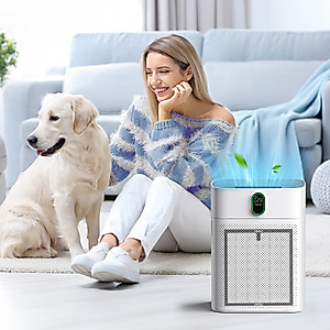 HY4866 True HEPA Air Purifier Replacement Filter Compatible with MORENTO HY4866 Air Purifier And YIOU M1 Air Cleaner, 4 Pack