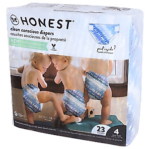 THE HONEST COMPANY Size 4 Tie Dye Diapers 23 Count, 23 CT